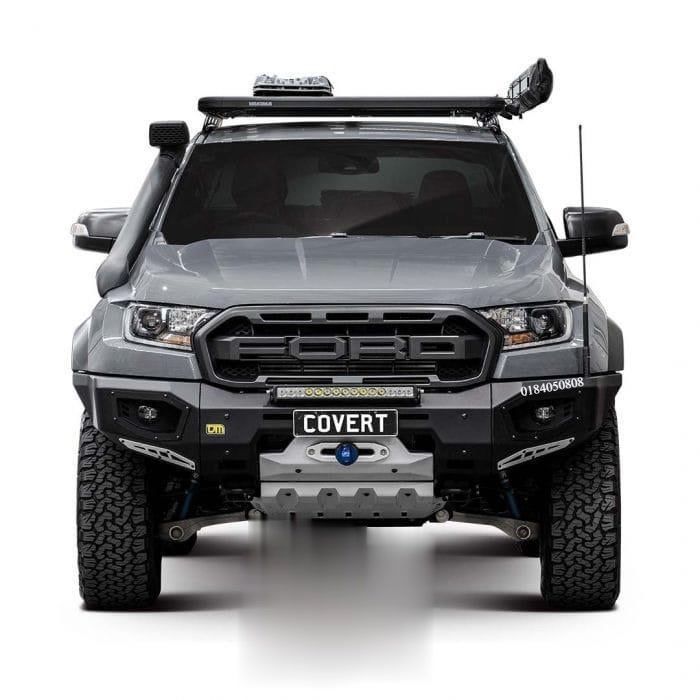 TJM COVERT BULL BAR BLACK ALLOY FORD RANGER RAPTOR | Lazada