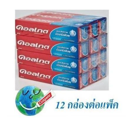 คอลเกต แคลเซียม ยาสีฟัน รสยอดนิยม ขนาด 20/25กรัม แพ็คละ12หลอด ++Colgate ...