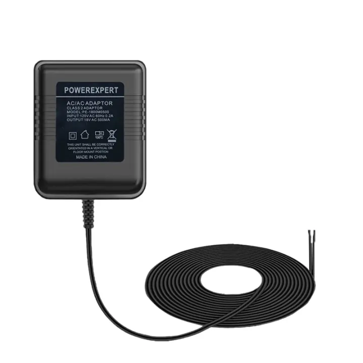 Video Doorbell Charger Cord, 18V AC 500mA Doorbell Adapter for Ring ...