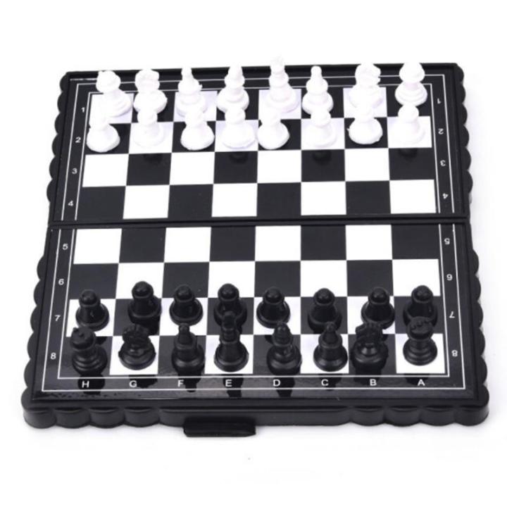 5x5 Inch Chess Portable Plastic Folding Board With Magnetic Chess Game ...