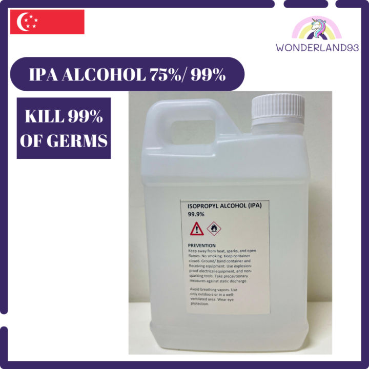 Local seller 75% & 99% Pure Isopropyl Alcohol (IPA-Rubbing Alcohol ...