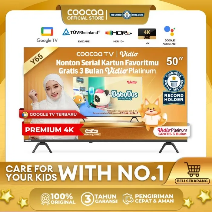 NEW COOCAA 50 inch GOOGLE TV-4K UHD-Dolby Audio (COOCAA 50Y65) | Lazada ...