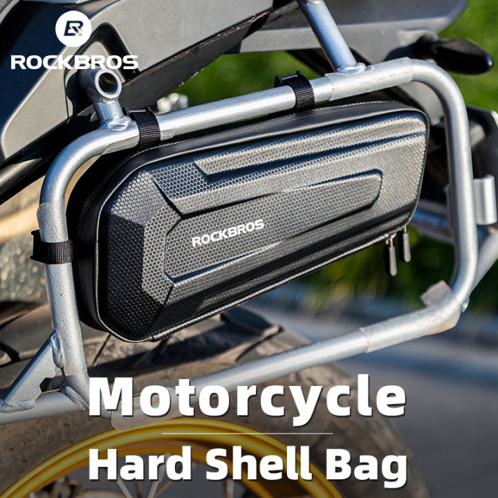 ROCKBROS Motorcycle Triangle Bag Waterproof Hard Shell Motorcycle ...