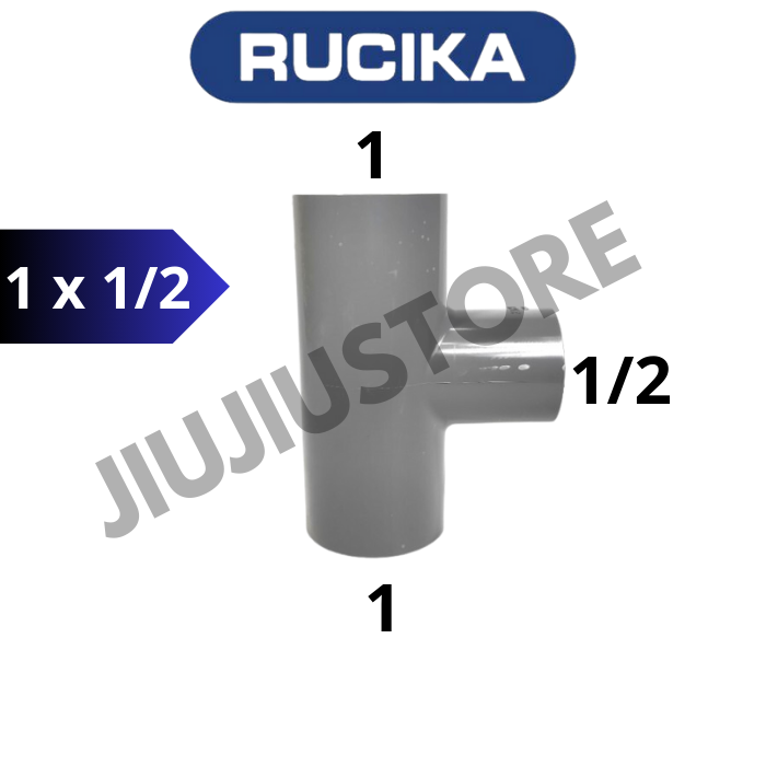 RUCIKA TEE 1 X 1/2 AW INCH RUCIKA T 1 x 1/2 AW INCH RUCIKA | Lazada ...
