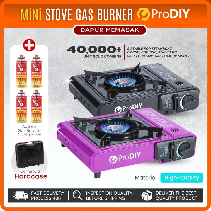 Mini Portable Gas Stove Cooking Outdoor Camping Picnic Gas Stove ...