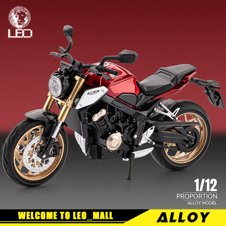 LEO 1:12 Honda CB650R Motorcycle Diecast Model Car Alloy Cars Toys ...