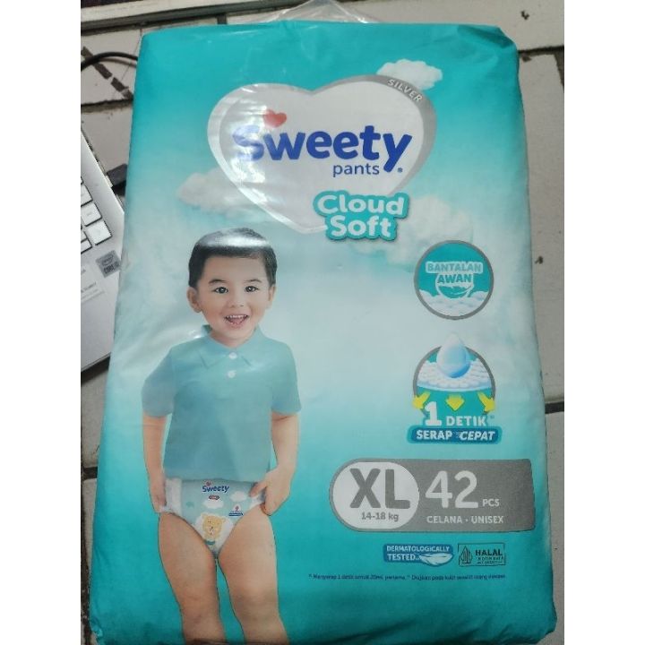 Sweety silver pants jumbo pack s66, m60, l54, xl42, xxl32 [Packingan ...