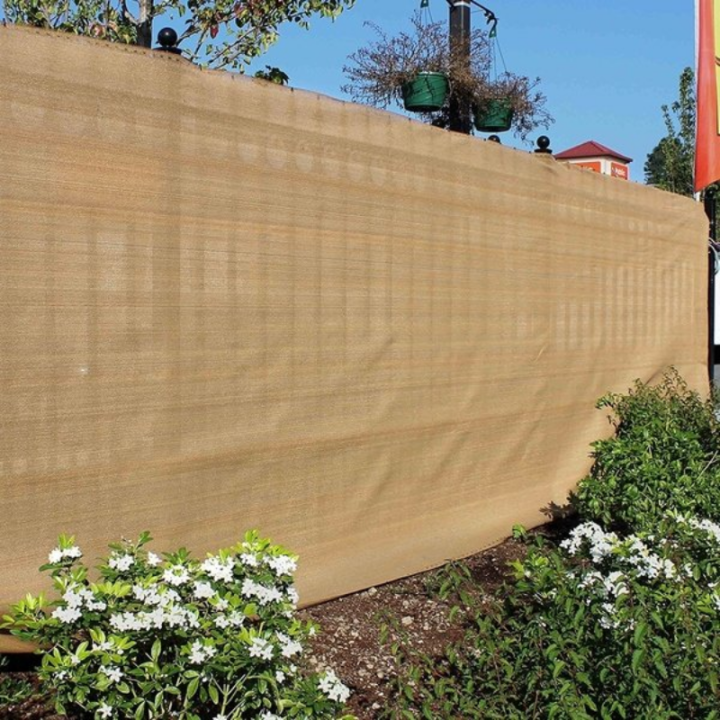 Full Beige Color Shades Awnings Privacy Screen Fence Screen Wind Screen ...
