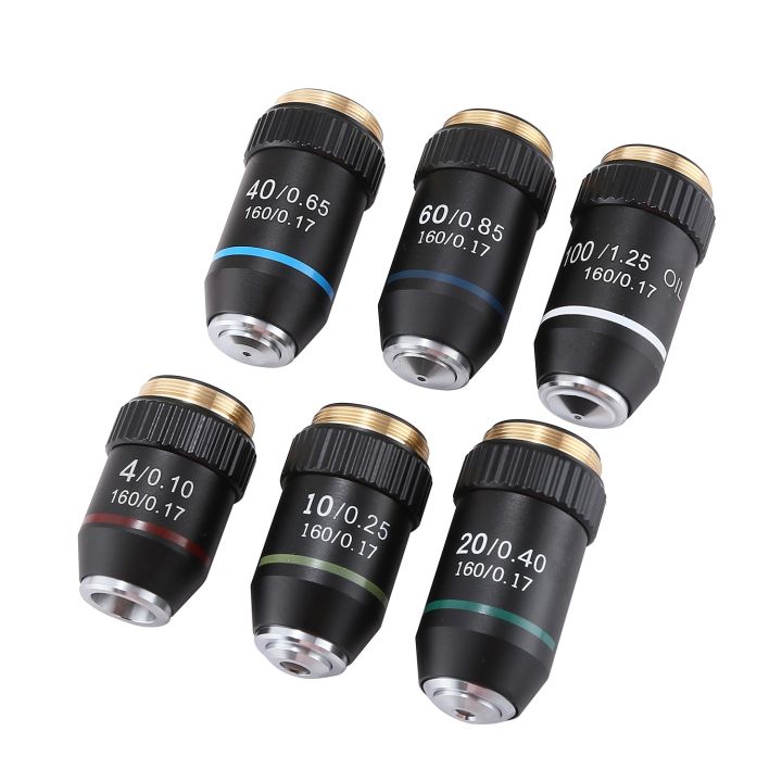 Achromatic Objective 195 High Quality Microscope Objective Lens RMS 20 ...