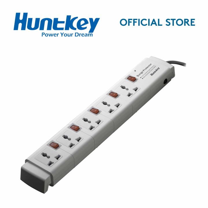 Huntkey PZC504-4 MAX2500W-MAX10A 250V Five Universal Standard Outlets ...