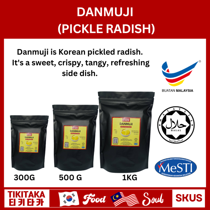 [HALAL]Danmuji (Yellow Pickle Radish) (Jeruk Lobak Putih) | Lazada