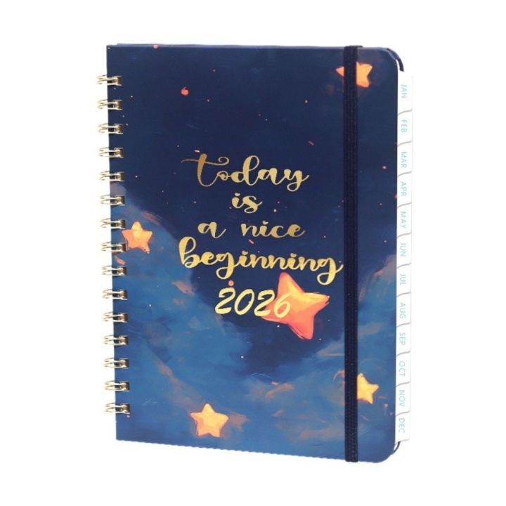BOLT A5 2026 Planner Hard Shell Weekly and Monthly Coil Notebook High ...