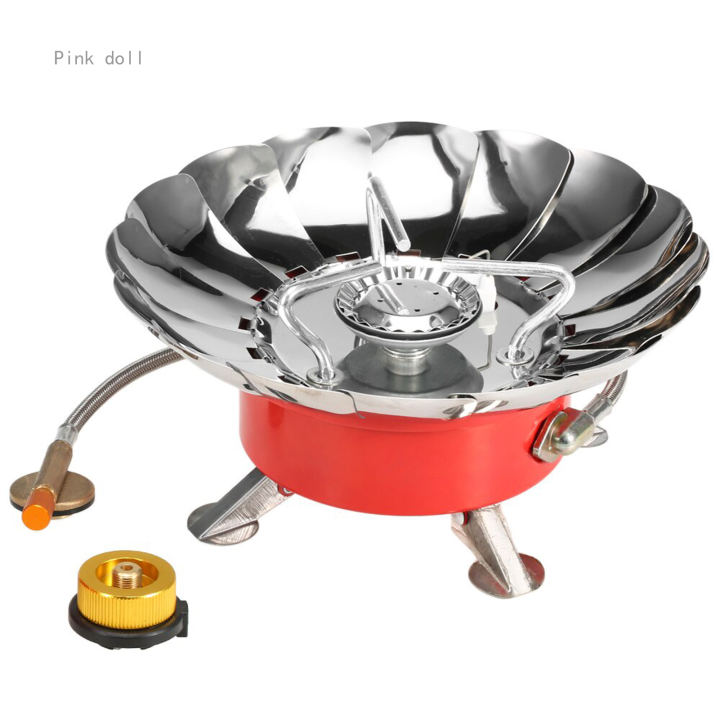 Outdoor mini small square stove gas burner cassette stove picnic cooker ...