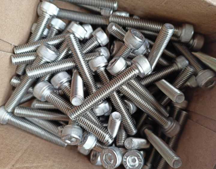 20 PC BAUT L STAINLES M5x25/ BAUT L SS304 / BAUT L SUS KUNCI L4 P0.8 ...