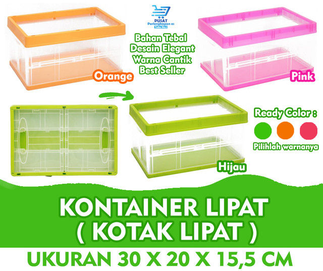 JUAL BOX CONTAINER BESAR FOLDING CONTAINER BOX / BOX PENYIMPANAN ...