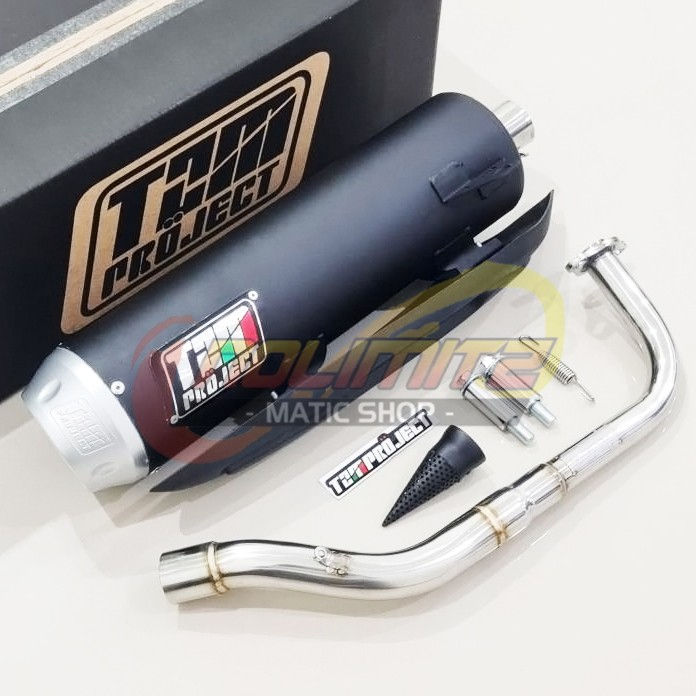 Knalpot TZM Project Standar Racing Full Package FREE DB KILLER Honda Vario 125 150 OLD | Lazada ...