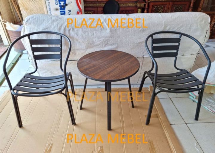 SET Kursi Teras Kijang Besi Aluminium / Kursi Taman Santai (KHUSUS AREA ...