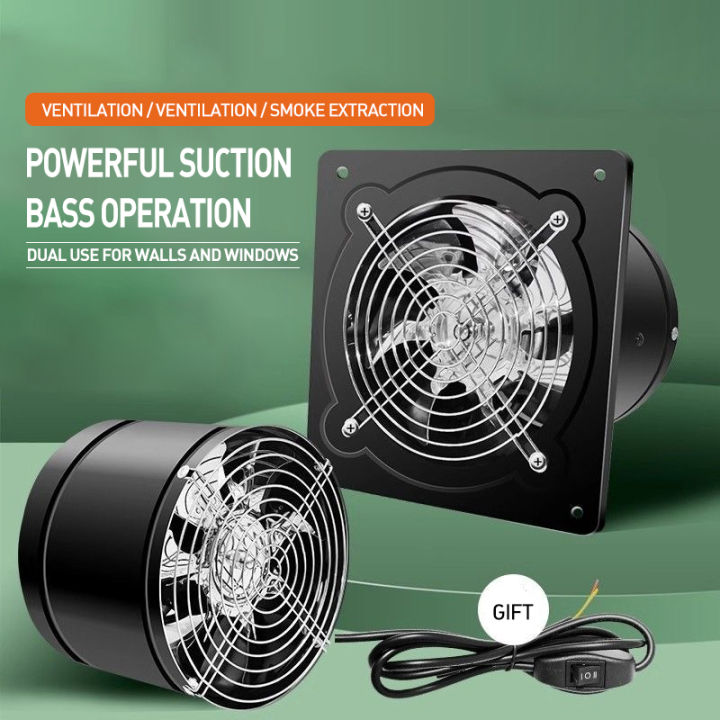 Exhaust Fan with High Suction and Low Noise Wall Mounted or Ceiling 4 ...