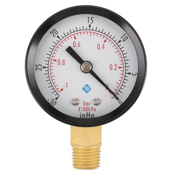 Pressure Gauge - 0 - 30 psi 0 - 2 bar Mini Dial gauge compressor meters ...