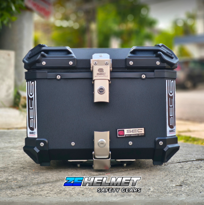 SEC DICTATOR 45L ANTI SCRATCH ALLOY TOP BOX | Lazada PH