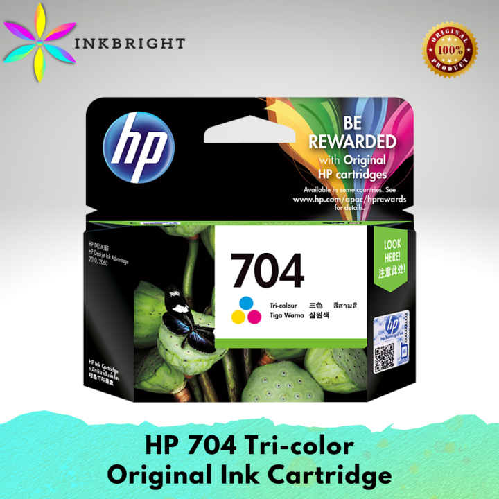 HP 704 Tri-color ORIGINAL Ink Cartridge(704C HP704C) | Lazada PH