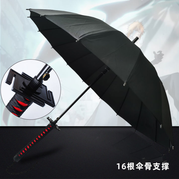 2024 New Anime Anime Umbrella Long Handle Umbrella Straight Rod Samurai ...