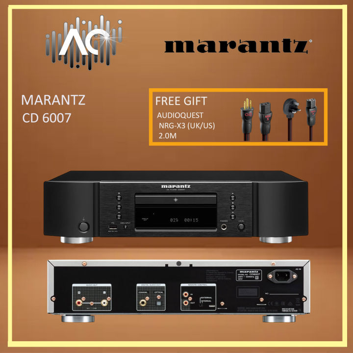 Marantz CD6007 Slimline CD Player With Custom HDAM + Free Gift | Lazada