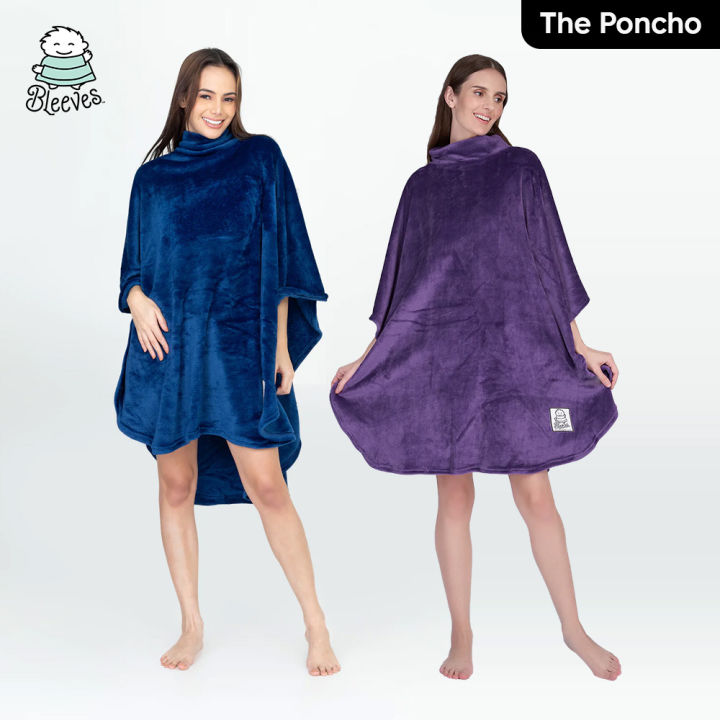 Bleeves The Poncho) | Wearable Blanket Unisex Travel | Lazada PH