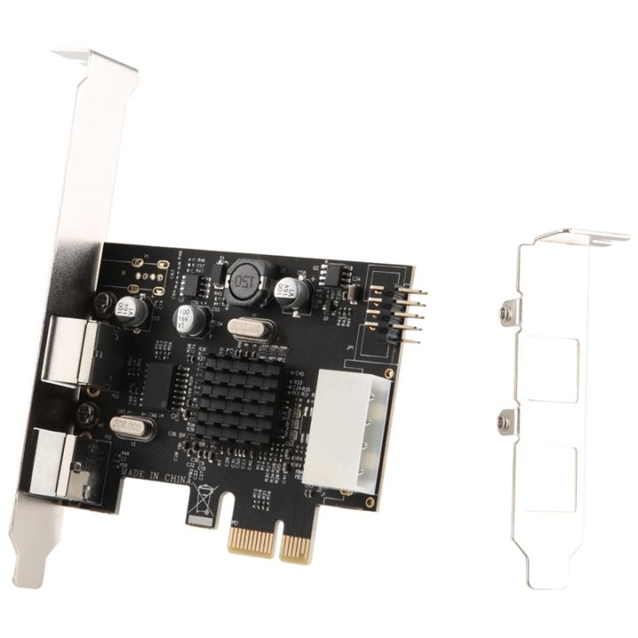 PCI-E Dual Port PS2 Expansion Adapter Card External PS2 Device ...