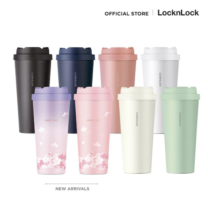 LocknLock แก้วน้ำเก็บอุณหภูมิ Energetic One Touch Tumbler 550 ml LHC3249 | Lazada.co.th