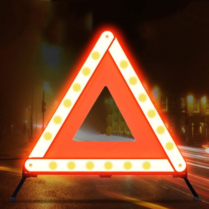 【Safety】Car Warning Device Reflective Triangle Car Safety Warning ...