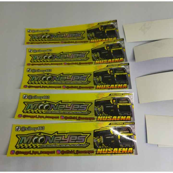 stiker jetbus mooneyes dan venus asli po | Lazada Indonesia
