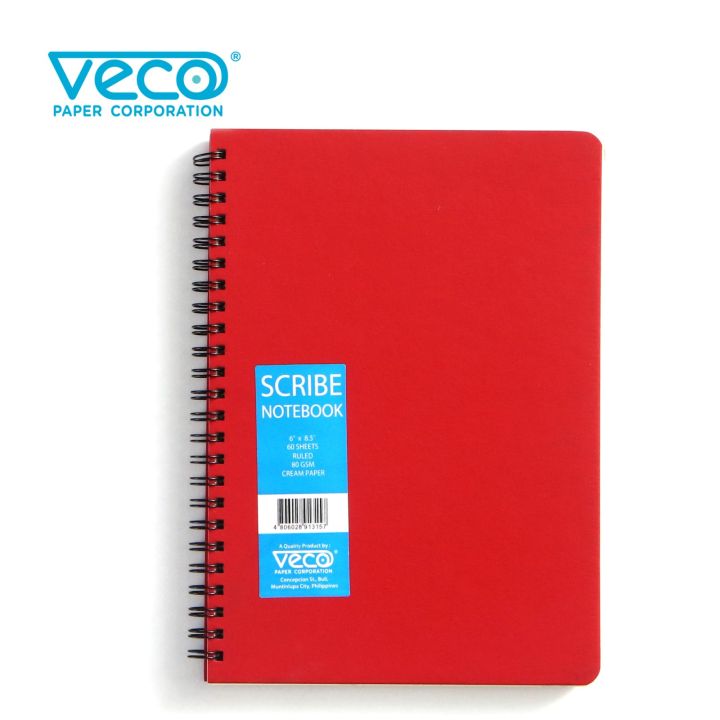 Veco Paper Scribe Notes 6x8.5in 60's 80gsm Cream Ruled (1pc) | Lazada PH