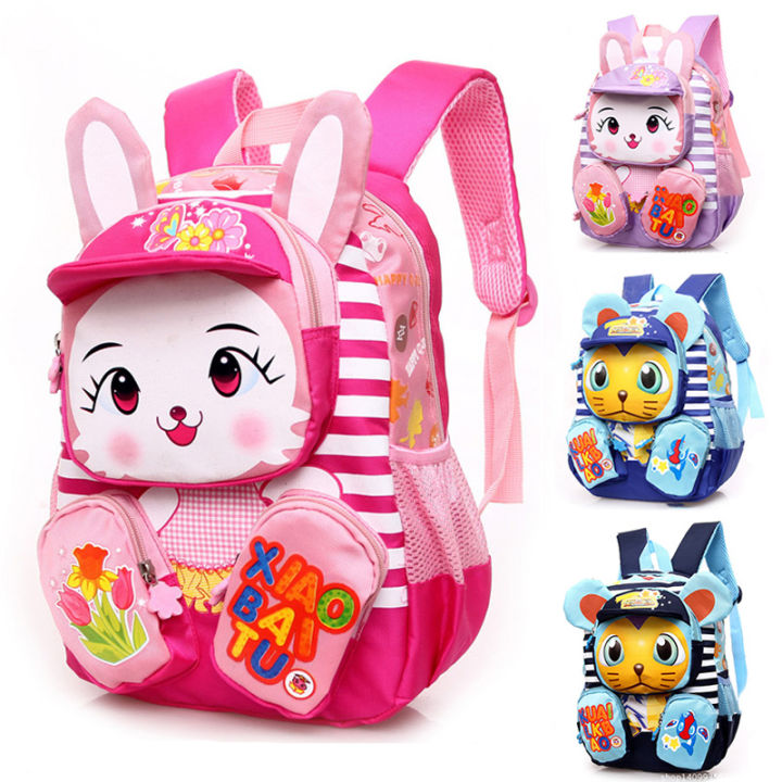 Children Cartoon Backpack Cute Rabbit Waterproof School Bag | Lazada
