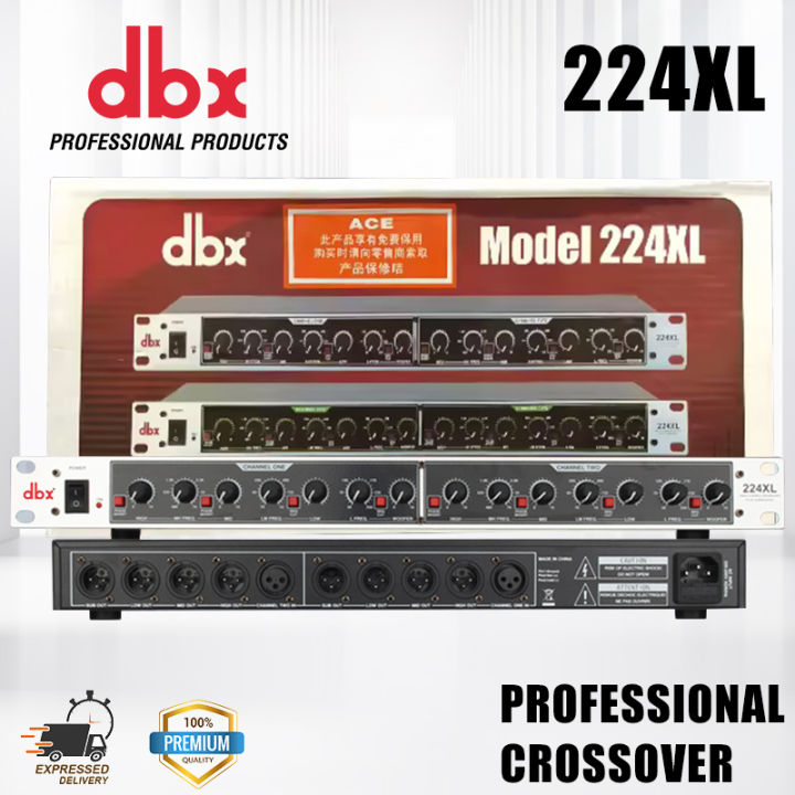 DBX 224XL/386XL Professional 4-way electronic crossover (white)Ultra ...