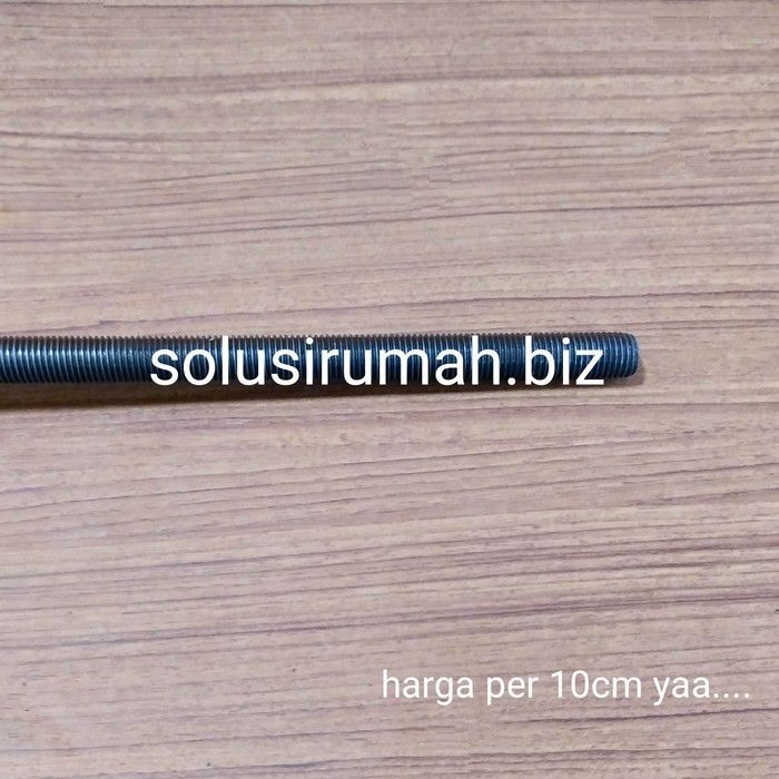 AS DRAT FULL M18 per10cm HITAM AS BAUT STUDBOLT 18MM LONG DRAT | Lazada ...