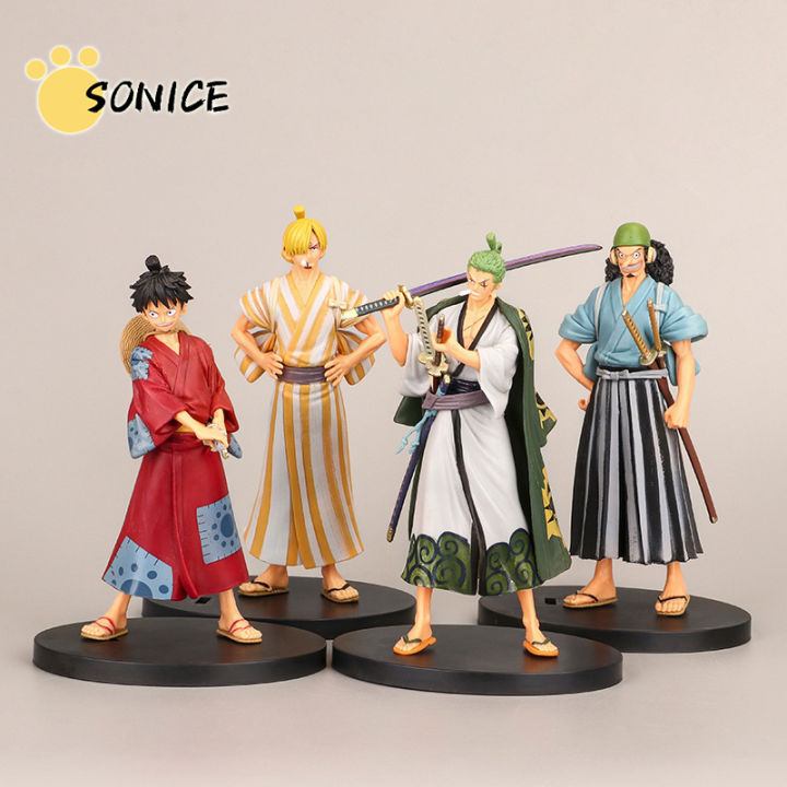 Sonice 17CM OnePiece The Grandline Men Luffy Roronoa Zoro Vinsmoke ...