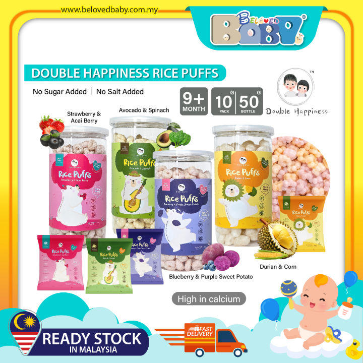 Double Happiness Rice Puffs Baby Rice Puff (10g/50g) | Lazada