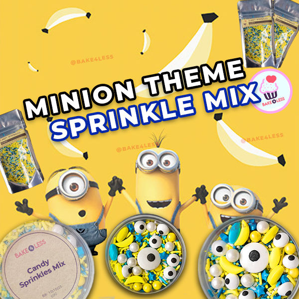 Despicable Me Sprinkles - Minions Candy Sprinkles Mix | Edible Decor ...