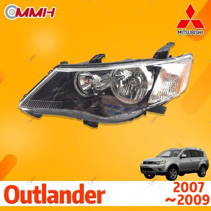 Mitsubishi Outlander headlamp 2007-2009 ไฟหน้าสำหรับ ไฟหน้า โคมไฟหน้า ...