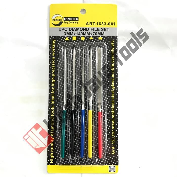 Kikir Diamond Set 5 Pcs Prohex / Kikir Intan Emas | Lazada Indonesia