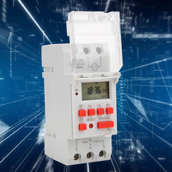 Programmable Timer Switches Countdown Function Built in Battery Timer ...