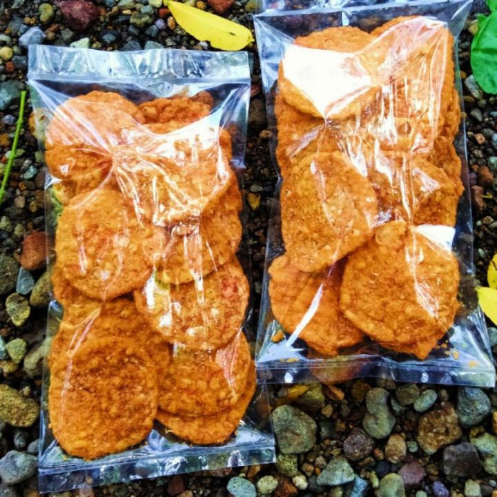 makanan ringan / cemilan asin/keripik tempe goreng 200gr manis pedas ...