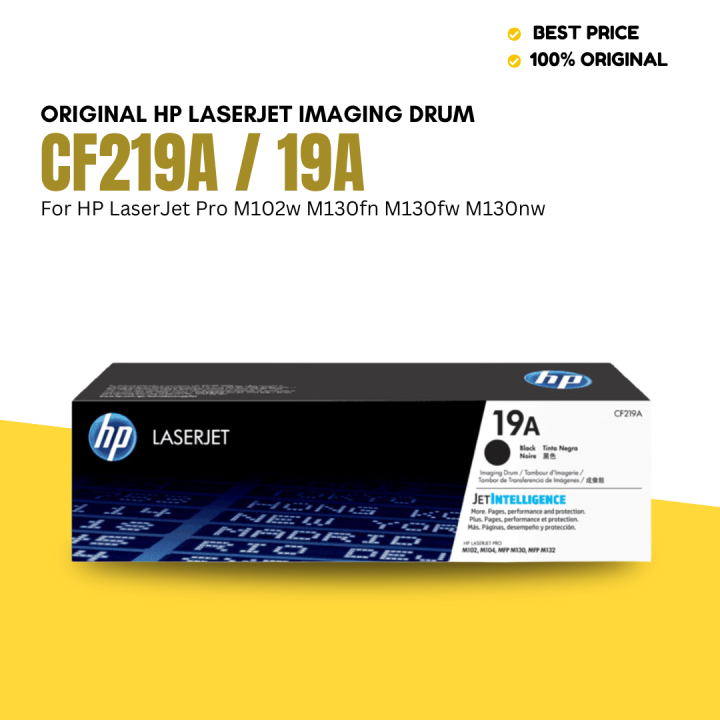 Genuine HP 19A CF219A LaserJet Imaging Drum for HP LaserJet Pro M102w ...