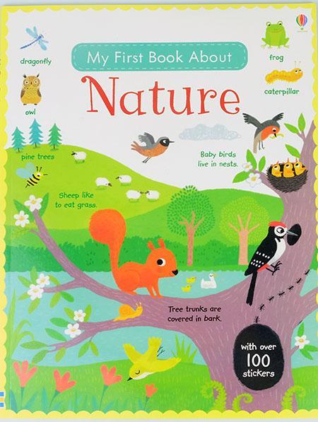 Usborne Sticker Book My First Book About - Nature | Lazada