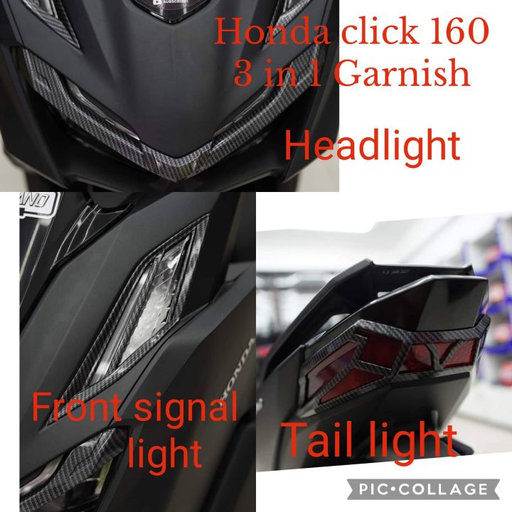 Honda Click 160 3 in 1 garnish headlight | Lazada PH
