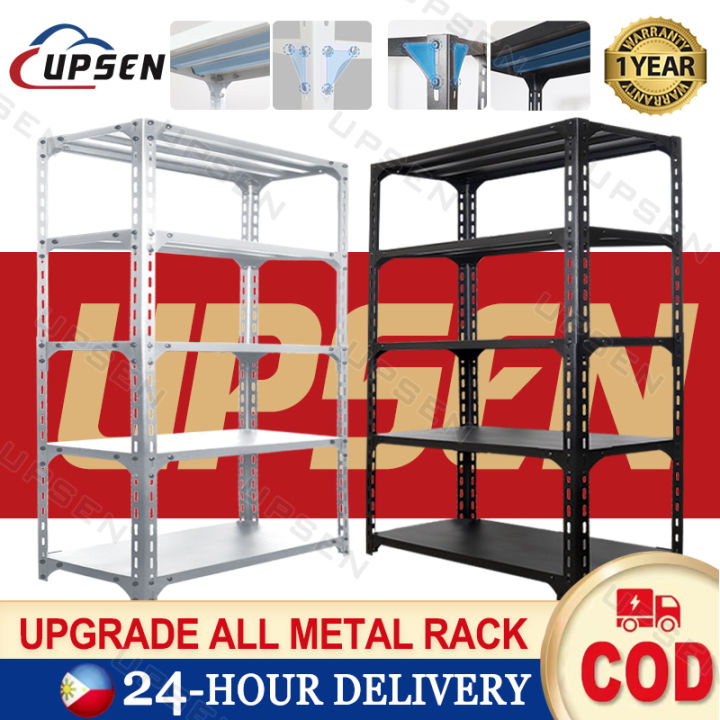 【UPSEN BRAND】UPSEN 5/6/7 Layers All Metal Rack Angle Steel Rack Shelves ...