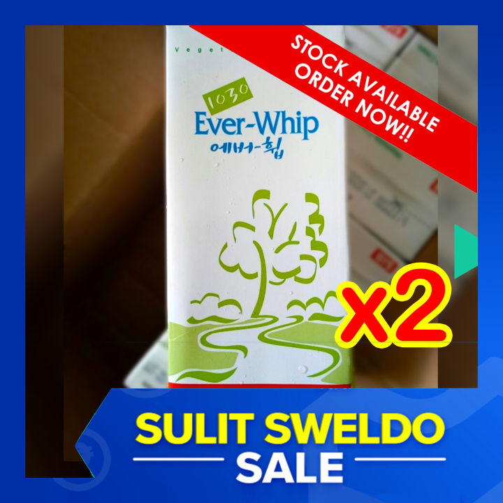 2 packs EVERWHIP WHIPPED CREAM FOR ICING Whippit Whipping Cream Powder ...