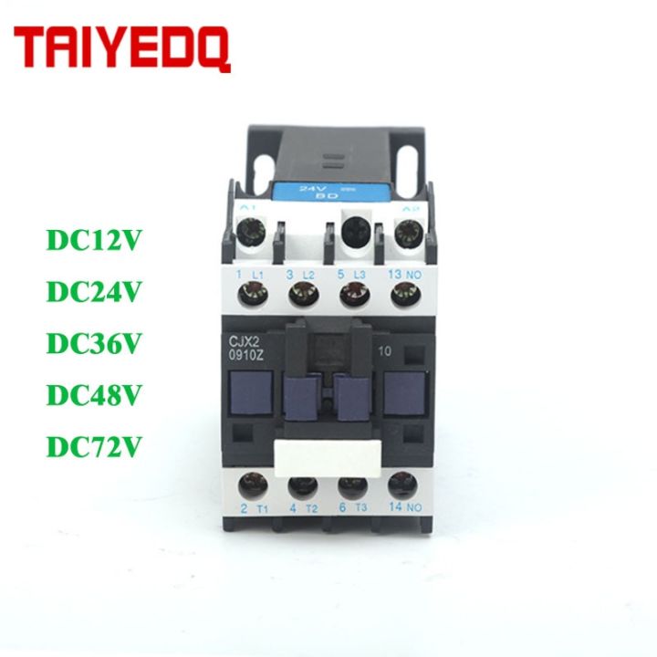 DC contactor CJX2-0910Z Electric Magnetic Contactor 9A LP1-0910 DC12V ...
