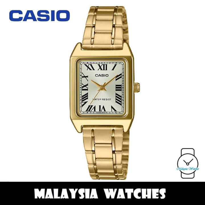 (100% Original) Casio LTP-V007G-9B Quartz Gold-Tone Stainless Steel Women's Watch LTPV007 ...